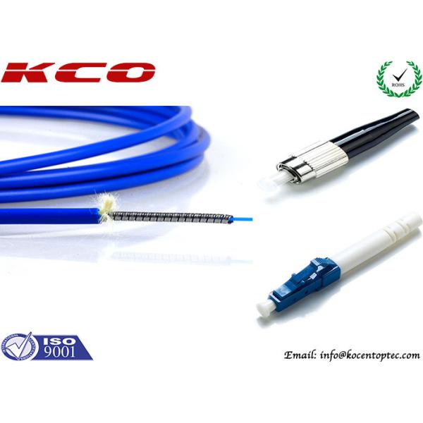 Quality Single Mode LC to FC Fiber Optic Patch Cord Duplex Armored Low Insertion Loss for sale
