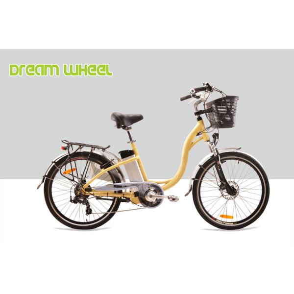 Quality 36V 250W Urban Commuting E Bike 26 Inch Aluminum Frame for sale