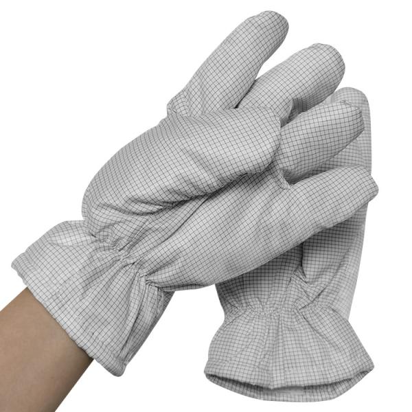 Quality OEM Carbon Fiber 5mm Grid Anti Static Gloves Heat Resistant for sale