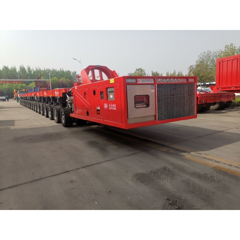 Hot Selling Hydraulic Retractable Axis Great Capacity Truck Flatbed Semi Trailer
