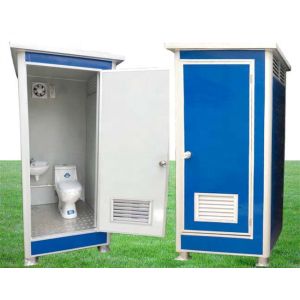 Quality PVC Window Light Weight 40HC Portable Movable Toilet for sale