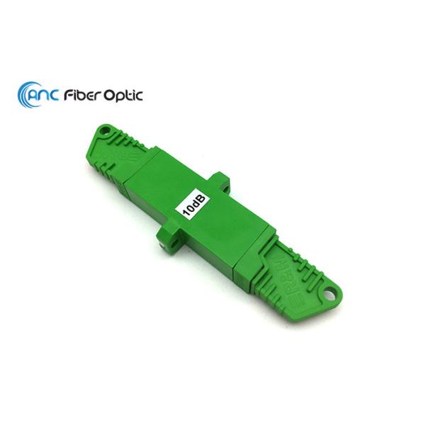 Quality Plastic Housing Fiber Optic Attenuator Female To Female Fixed Bulkhead 5dB 10dB for sale