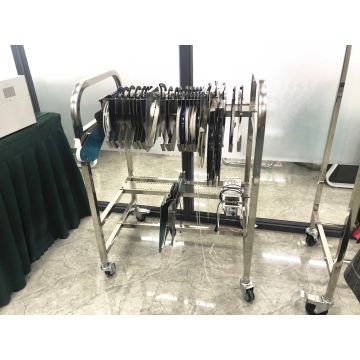 Quality Storage Cart SMT Feeder Trolley Aluminum Alloy SS Matieral For Yamaha YV Machine for sale