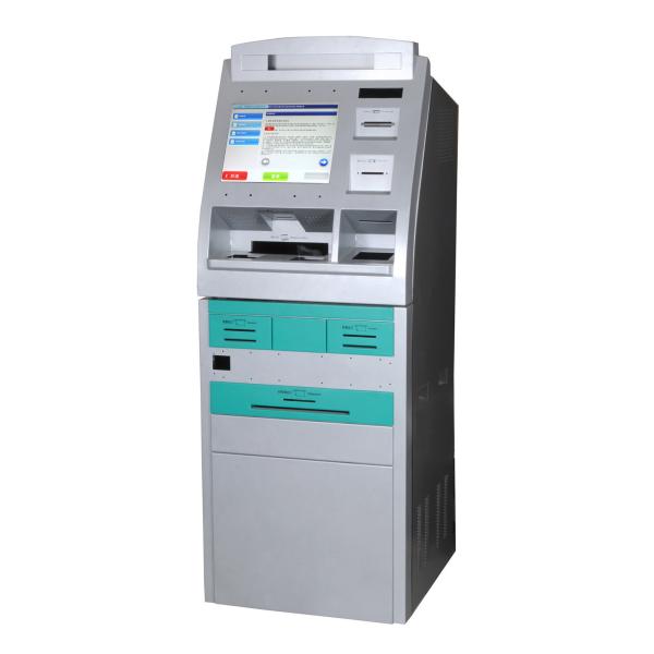 Quality Ticketing / Card Printing and Waterproof Free Standing Kiosk with Account for sale