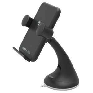Quality 15W Car Mount Qi Wireless Charger Fast Charge Adjustable Car Mount Phone Charger for sale