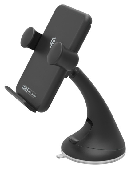 Quality 15W Car Mount Qi Wireless Charger Fast Charge Adjustable Car Mount Phone Charger for sale