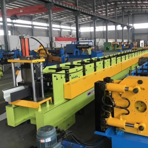 Quality 19 Stand Gutter Downspout Roll Forming Machine 7.5KW For Galvanized Steel Coils for sale