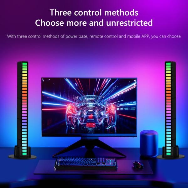 Quality Sounds Control Type C Rgb Night Light 16mm Rhythm Ambient Light Bar for sale