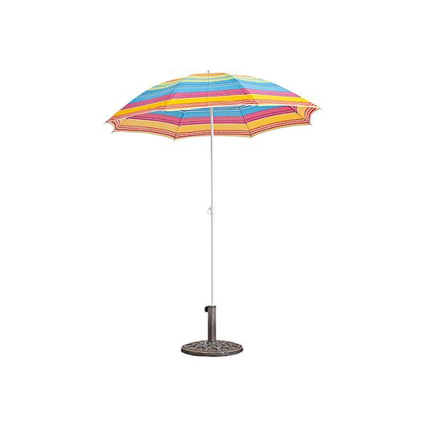 Quality 170T Polyester Fabric Outdoor Sun Umbrella BSCI EN581 Certificated for sale