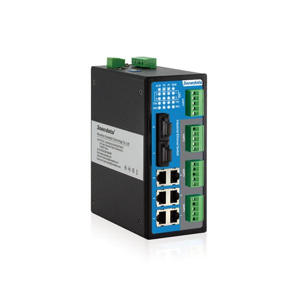 Quality 1.6 Gbps Layer 2 Managed Ethernet Switch With 4 Serial Ports RS 232/485/422 for sale