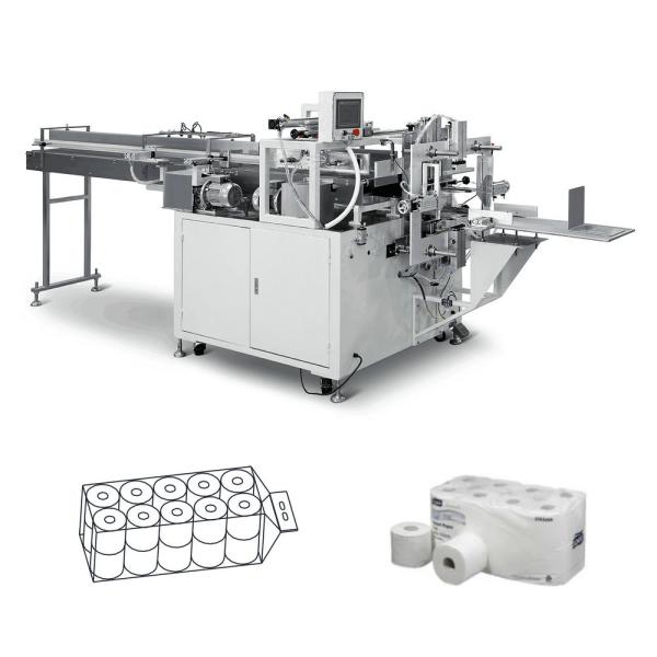 Quality Factory Price Large Capacity Rolls Toilet Paper Packaging Machine 5-8 Bags/Min for sale