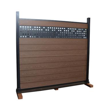 Quality Plastic Timber Composite WPC Fence Panels Sustainable UV Resistant for sale