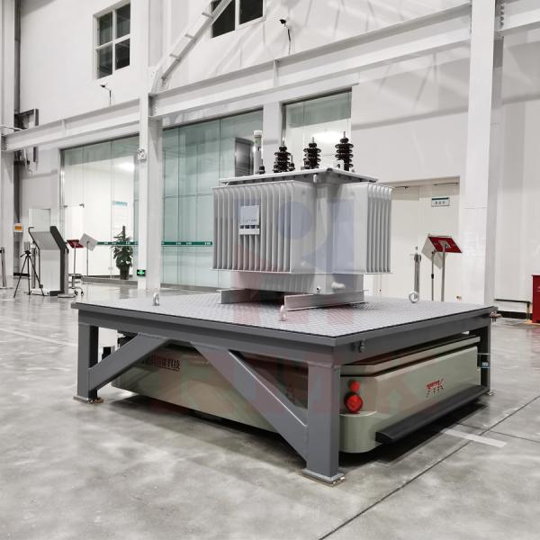 Quality Industrial Raw Material Trackless Transfer Trolley 3 Tons Hydraulic Table Lift for sale
