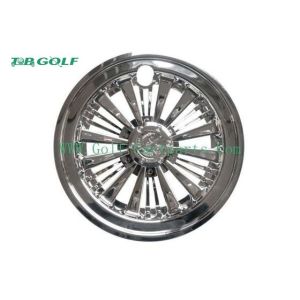 Quality Durable Silver 10 Inch Golf Cart Hub Caps Golf Cart Parts 31 X 24.4 X 24.4 Cm for sale