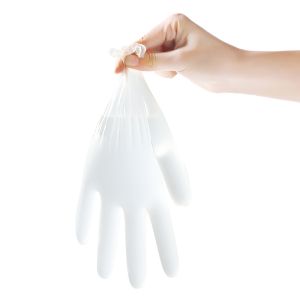 Quality Eco Friendly XL 115mm Disposable Medical PVC Gloves for sale