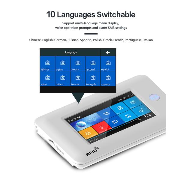 Quality 4.3 TFT Touch Tuya Pir Sensor 433Mhz Wifi Door And Window Sensor for sale