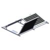 china Premium Silver Ballasted Solar Mounting Systems / Flat Roof Solar PV Mounting