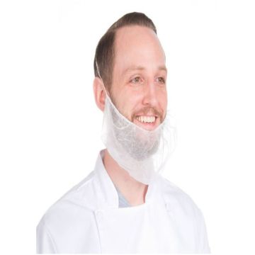 Quality Food Processing Disposable Protective Beard Cover High Protection Custom Size for sale