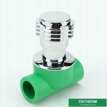 Quality Concealed Stop Valve PPR Pipe Fittings Injection Smooth Surface for sale
