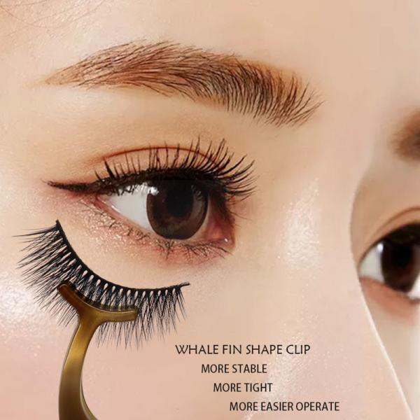 Quality Magnet Eyelashes Magic Glue Self Adhesive Eyeliner Fluffy False Eyelashes for sale