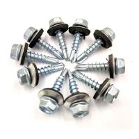 Quality EPDM Hex Head Self Drilling Decking Zinc Plated Screws for sale