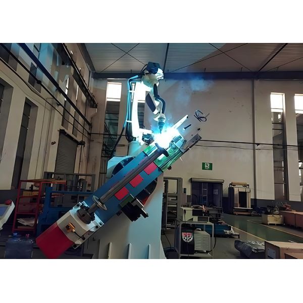 Quality 300A Mixed Gas Robotic Welding Systems For Escalator Step Axle 0.8-1.4mm Wire for sale