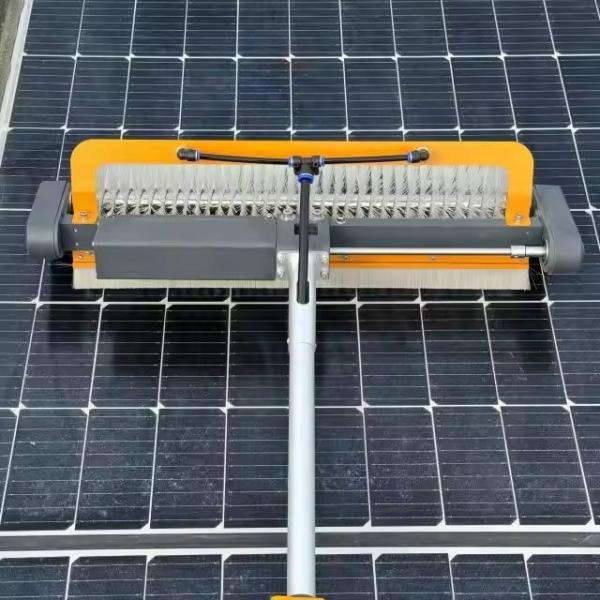 Quality Solar Pv Panel Cleaning Robot Rotary Brush Machine Equipment for sale