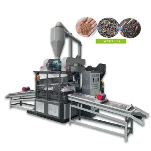 Quality 2024 Copper Wire Granulator Scrap Cable Recycling Machine with Capacity of 200 for sale