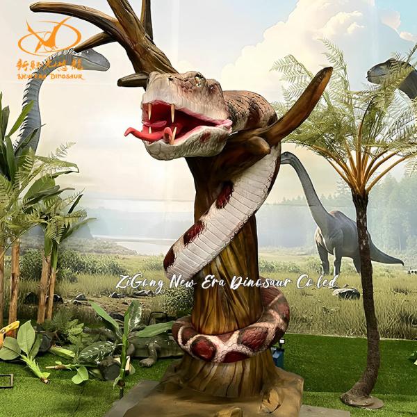 Quality Lifelike Robotic Animatronics Snack Customized Size For Zoo Park for sale
