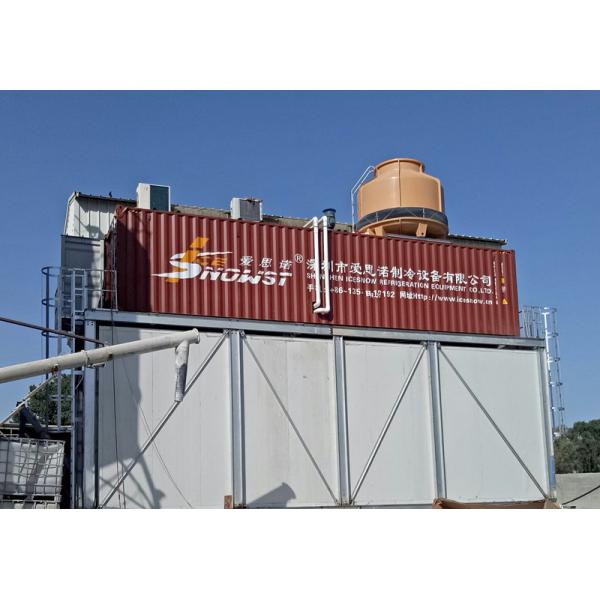Quality Containerized Concrete Cooling System Ice Making Plant 30T for sale