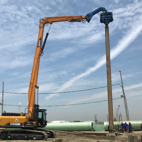Quality Pile Driver - Fast Silence Hydraulic Operation & Strong Geological Adaptability for sale