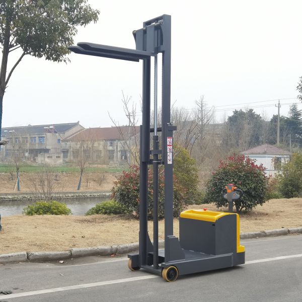 Quality Multifunctional 1m 2m 3m Pedestrian Reach Stacker 1.5ton 2ton Counterbalanced Walkie Stacker for sale