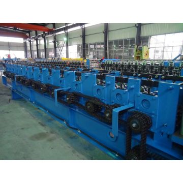 Quality Drive By Chain C Purlin Roll Forming Machine With Three Punching System for sale