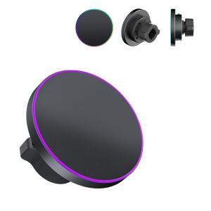 Quality Powerful Magsafe Charger For Car RGB Lighting Display Compact Lightweight for sale