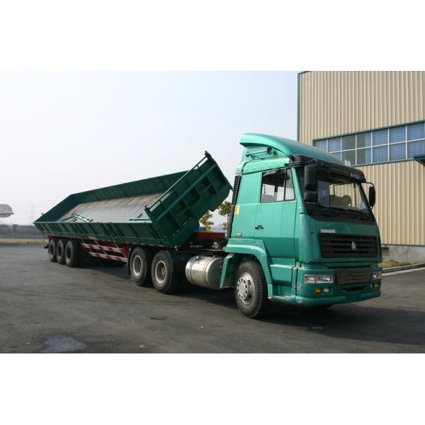 Quality 3 Side Dump Trailer With BPW & SAF Air Suspension System for sale