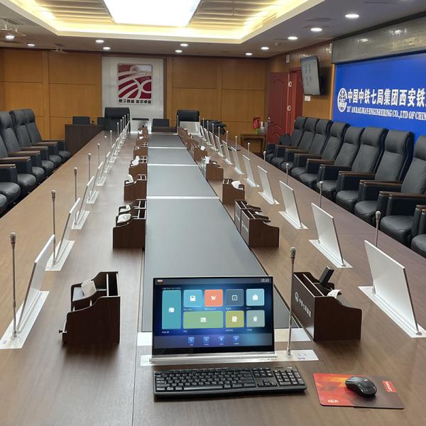 Quality Customize Hidden Screen Lifter Ultrathin Lcd Monitor Intelligent Paperless Meeting System for sale