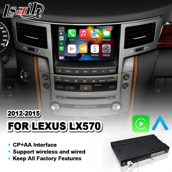 Quality Lsailt Wireless Android Auto Carplay Interface for 2012-2015 Lexus LX 570 LX570 for sale