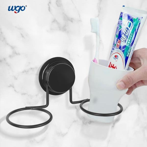 Quality Bathroom Organizer Rack Stainless Steel Toothbrush Holders Suction Mounted for sale