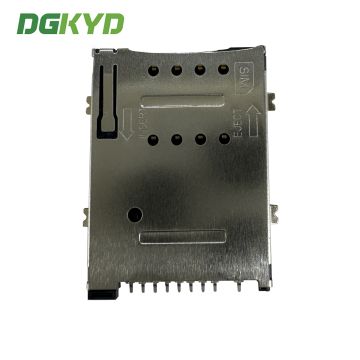 Quality SIM Card Holder PUSH 8P+1P Pillarless Telephone Card Holder TF SIM CONNECTOR for sale