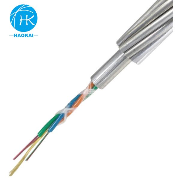 Quality OPPC Aerial Composite Overhead Ground Wire OPGW Fiber Optic Cable for sale