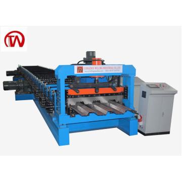 Quality 2 Sizes In 1 Floor Deck Roll Forming Machine 1220/1250mm Width 1.5mm Thickness for sale