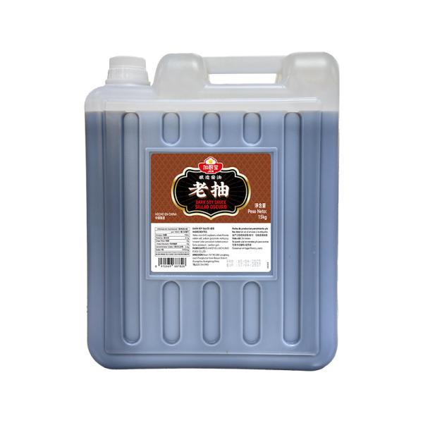 Quality 15KG Bulk Wholesale Chinese Seasoning Sauces Manufacture Restaurant Supply Dark Soy Sauce Concentrate for sale