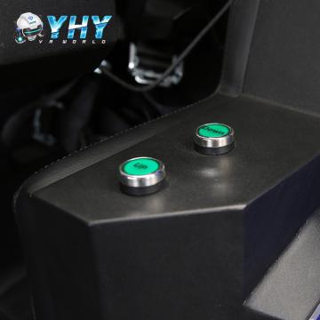 Quality Acrylic Appearance VR Shooting Simulator 9D 720 Degree Rotation With Cockpit for sale