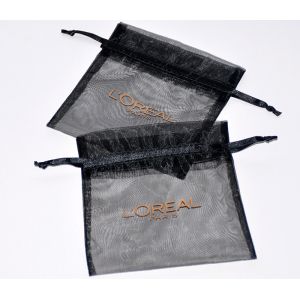 Quality BSCI 0.5mm Cord Drawstring Pouch Bags Organza For Jewelry ISO9001 for sale