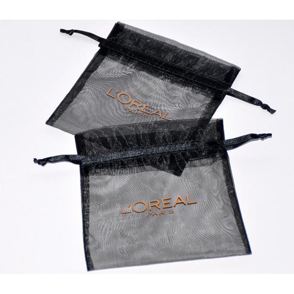 Quality BSCI 0.5mm Cord Drawstring Pouch Bags Organza For Jewelry ISO9001 for sale