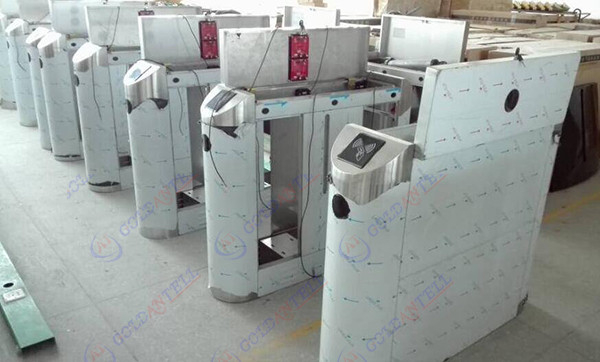 Quality High Speed Glass Lane Flap Turnstile Barrier Gate for sale