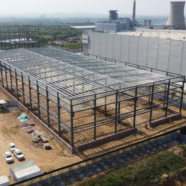 Quality Large Span Pre Engineered Steel Frame Warehouse Q235B Q355B for sale