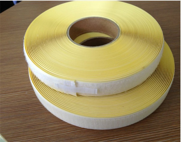 Quality Garment Accessories 25MM Black and White Hook and Loop Adhesive Magic Tape for for sale