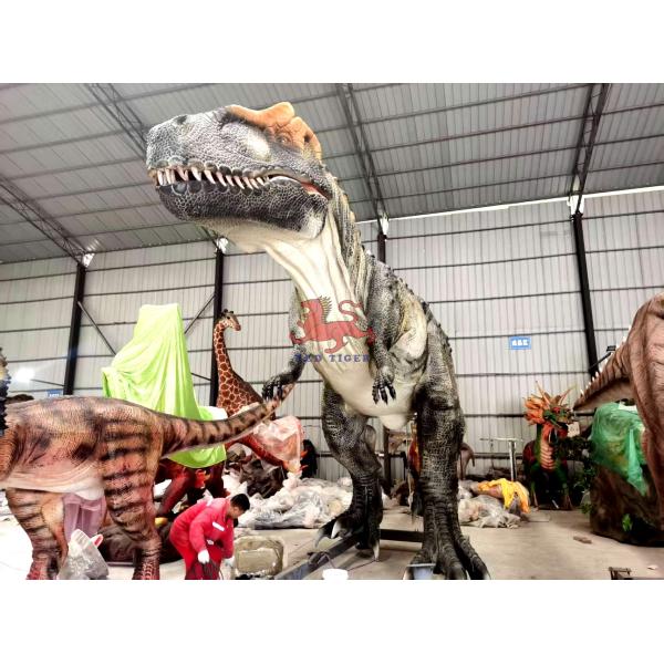 Quality Theme park Animatronic Realistic Dinosaur Allosaurus Outdoor for sale