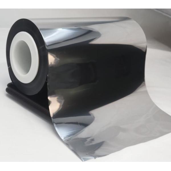 Quality 12micron Polypropylene Bopp Aluminized Black Film Roll For Packaging for sale